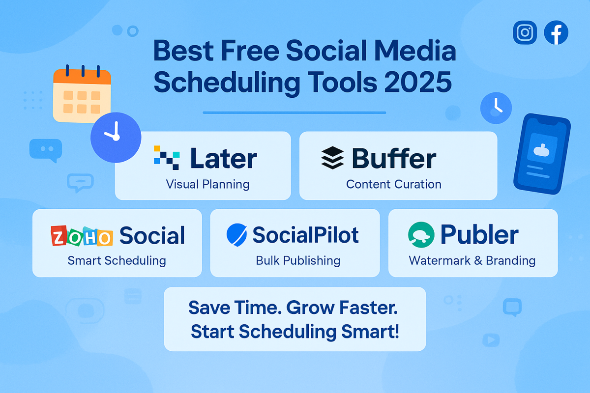 Best Free Social Media Scheduling Tools Compared for 2025