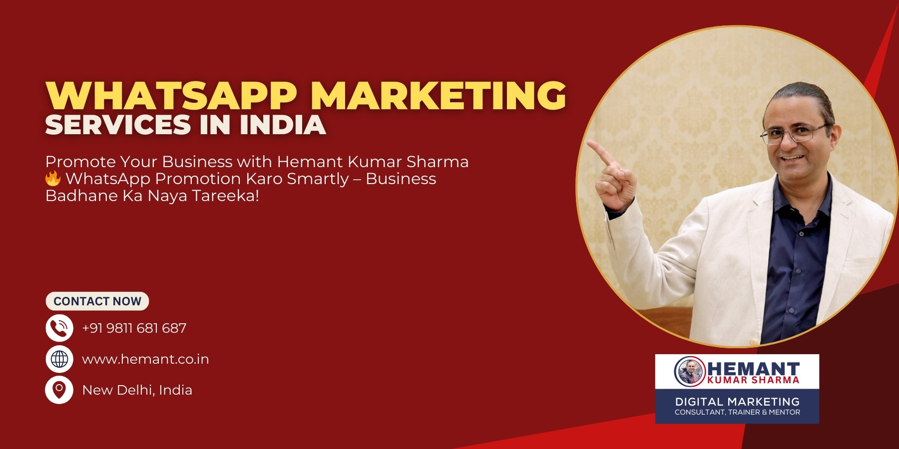 WhatsApp Marketing Services in India – Hemant Kumar Sharma - Hemant Kumar Sharma